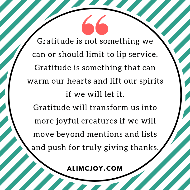 Giving + Thanks: Thoughts About Giving + a Gift - Ali McJoy